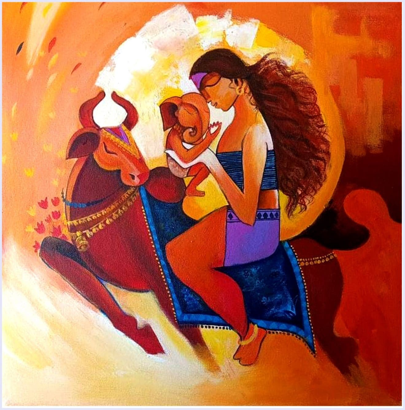Mother Arundhati Pise Artnuances Art Gallery Online mother-arundhati-pise-artnuances-art-gallery-online